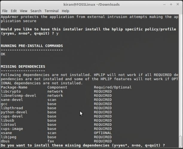 Install HP Printer drivers in Ubuntu, Linux Mint, and elementary OS