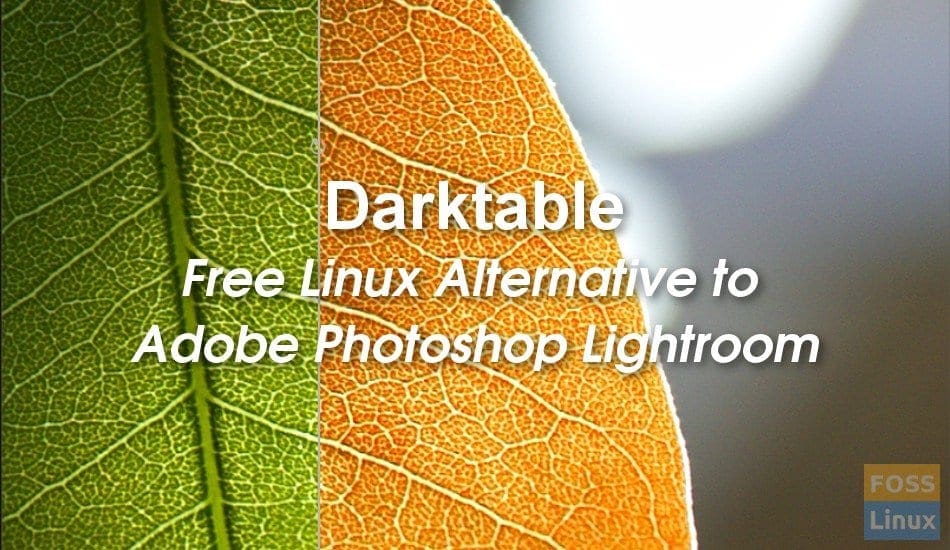 Darktable - A free alternative to Adobe Lightroom for Linux