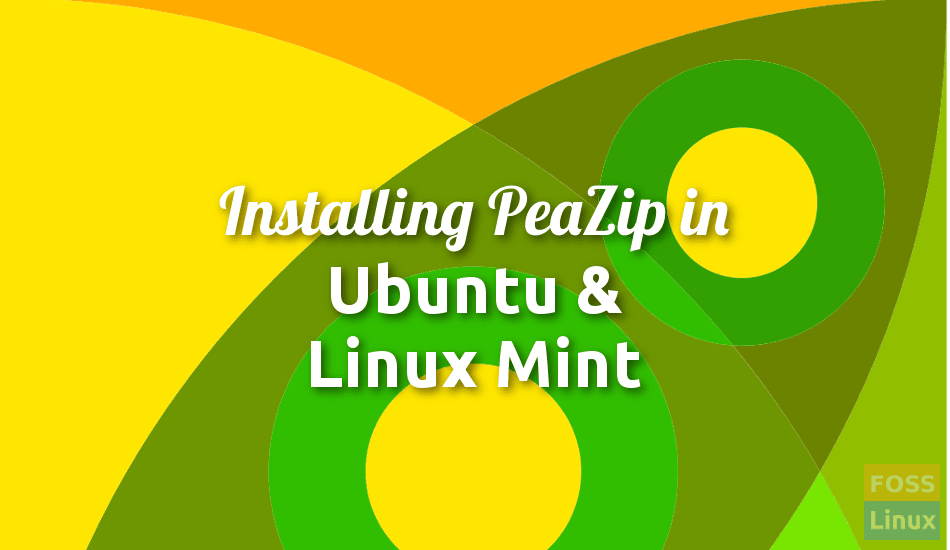 Installing PeaZip archiver for Ubuntu and Linux Mint