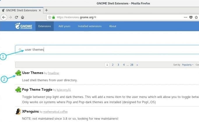 How to install themes on Fedora Workstation | FOSS Linux