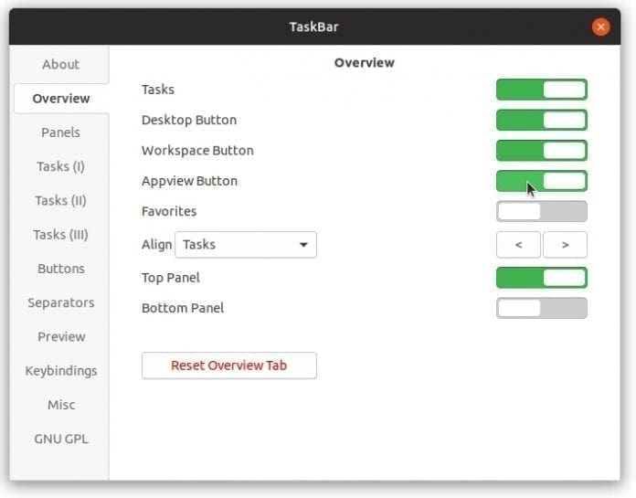 Customizing top panel to add icons and "show desktop" in Ubuntu