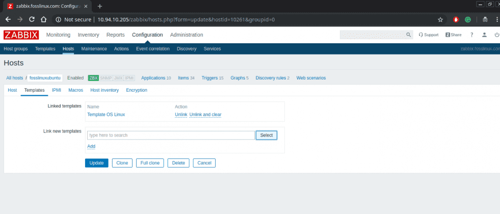 How to install and configure Zabbix on CentOS 7 | FOSS Linux