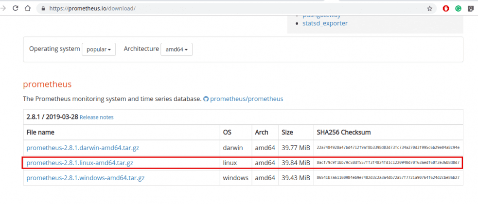 How to install and configure Prometheus on CentOS 7