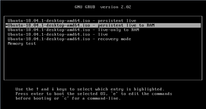 How to create a Ubuntu Persistent Storage Live USB drive