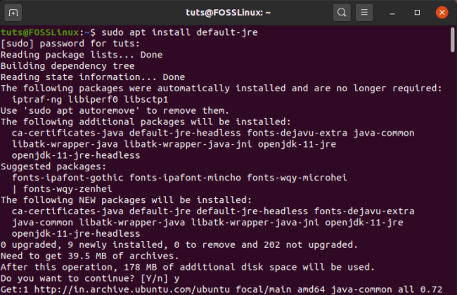 How To Install Openjdk Java On Ubuntu Foss Linux