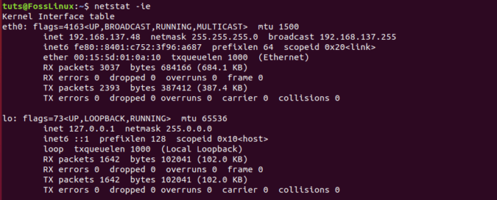 Linux Netstat Command With Examples Foss Linux