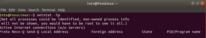 Linux Netstat Command with examples | FOSS Linux