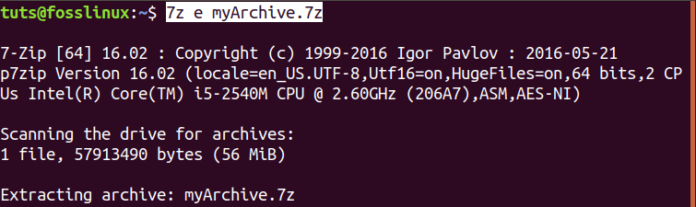 How to install and use 7-zip in Linux | FOSS Linux