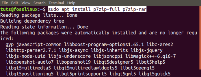 How to install and use 7-zip in Linux | FOSS Linux