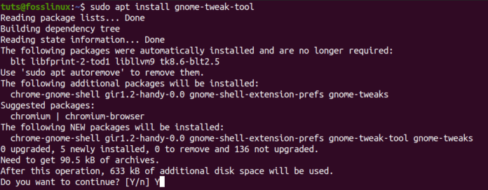 How to install and use GNOME Tweak Tool on Ubuntu | FOSS Linux