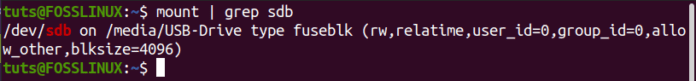 How to mount USB drive in Linux | FOSS Linux