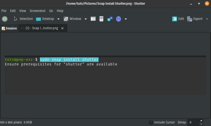 How to install Shutter screenshot tool on Pop!_OS | FOSS Linux