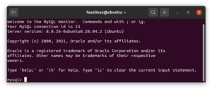 How to set up and login as root user in MySQL | FOSS Linux