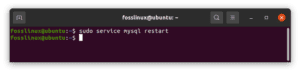 How to set up and login as root user in MySQL | FOSS Linux