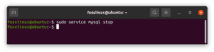 How to set up and login as root user in MySQL | FOSS Linux