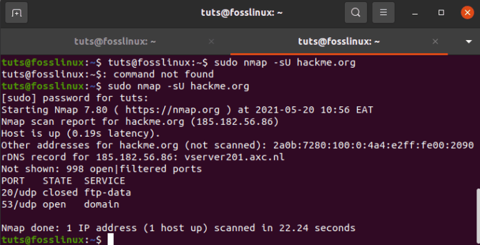 How to do a Port Scan in Linux | FOSS Linux
