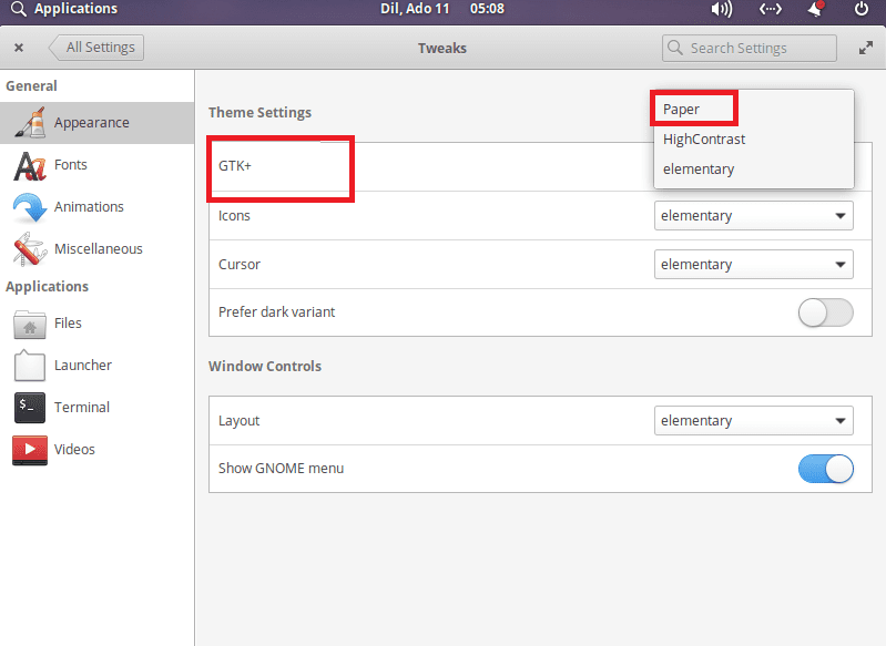 How to install themes and icon packs on elementary OS
