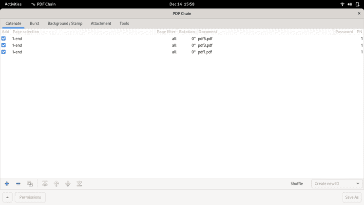 How to merge PDF files on Linux