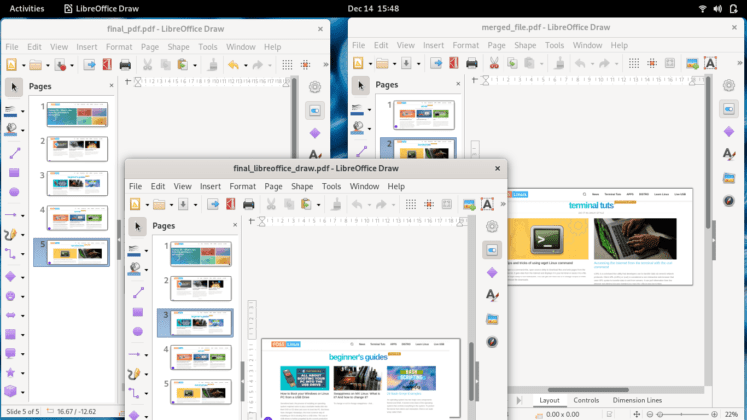 How to merge PDF files on Linux