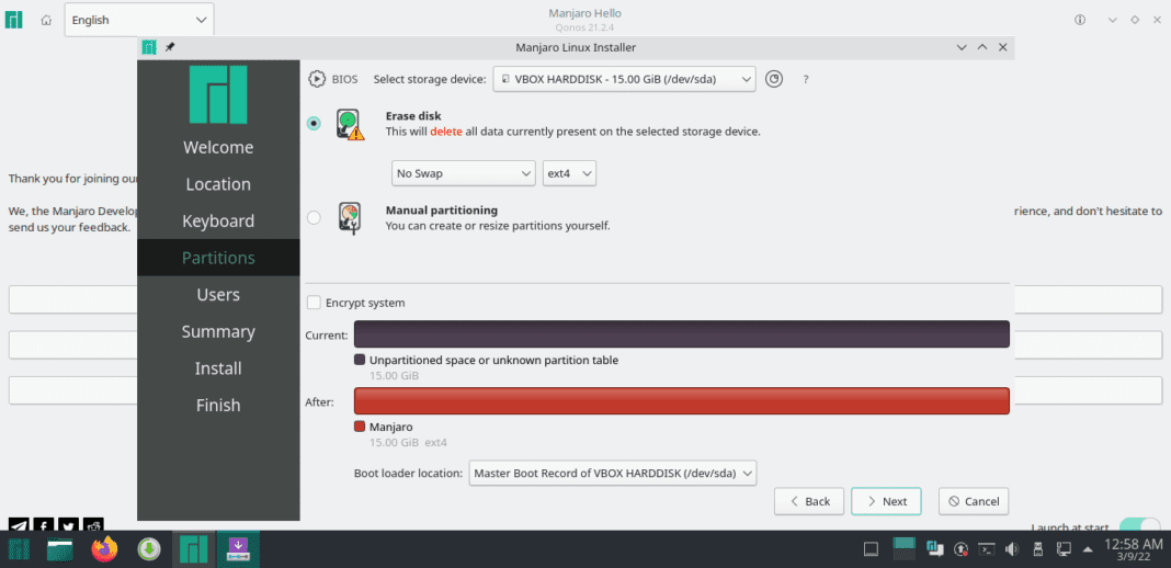 How to install KDE on Manjaro Linux