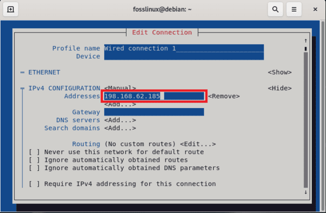How to find and change IP address on Debian | FOSS Linux