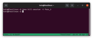 How to kill all the Tmux sessions | FOSS Linux
