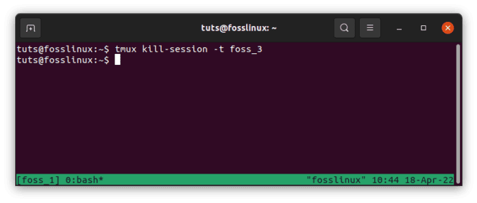 How to kill all the Tmux sessions | FOSS Linux