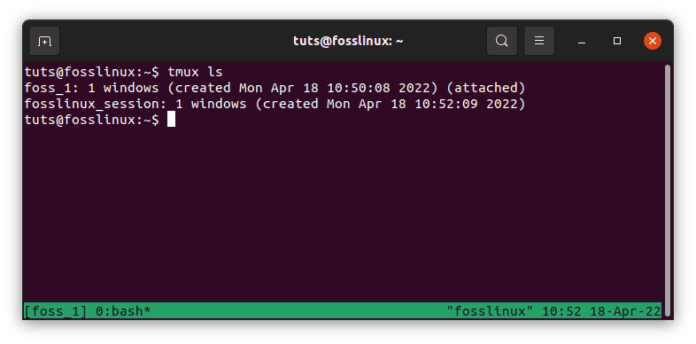 How to kill all the Tmux sessions | FOSS Linux