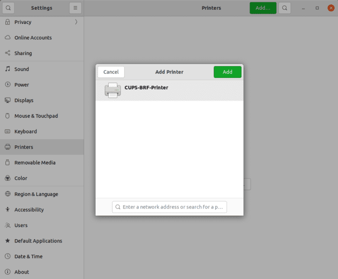 How to set up CUPS print server on Ubuntu 22.04