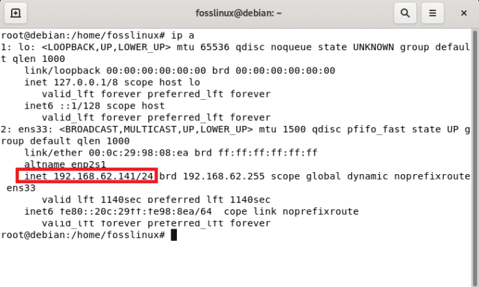 How to add an IPv4 or IPv6 address in Debian | FOSS Linux`