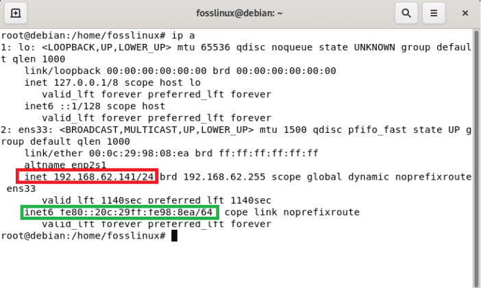 How to add an IPv4 or IPv6 address in Debian | FOSS Linux`