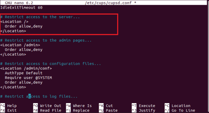 How to set up CUPS print server on Ubuntu 22.04