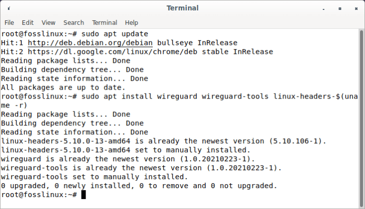 How to set up Wireguard server on Debian | FOSS Linux