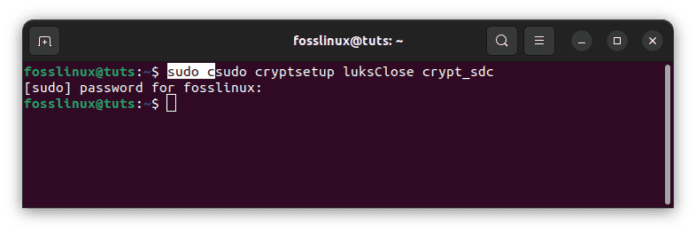 How to encrypt LVM volumes with LUKS | FOSS Linux