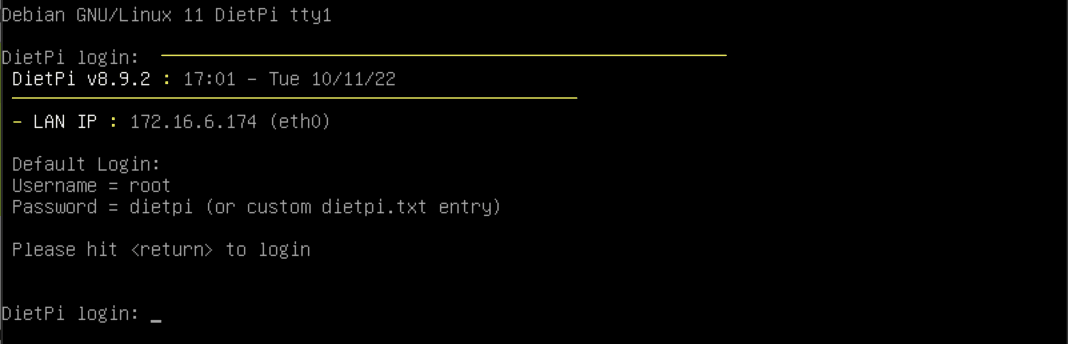 Need a ultra lightweight Linux Distro? Try DietPi!