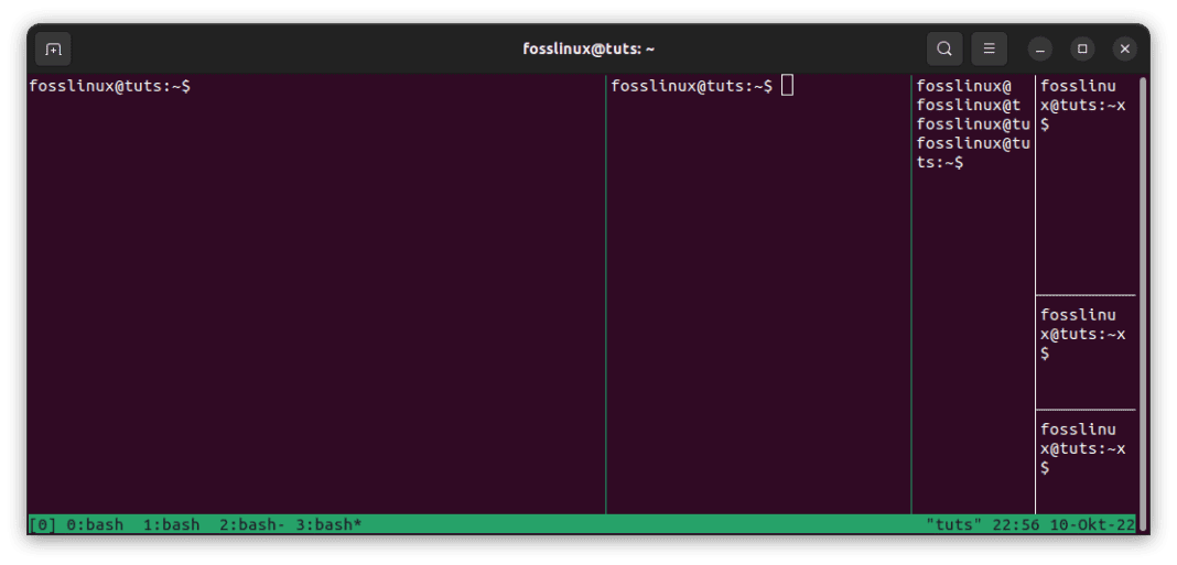 How to swap panes in Tmux | FOSS Linux