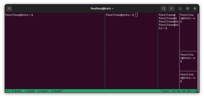 How to swap panes in Tmux | FOSS Linux