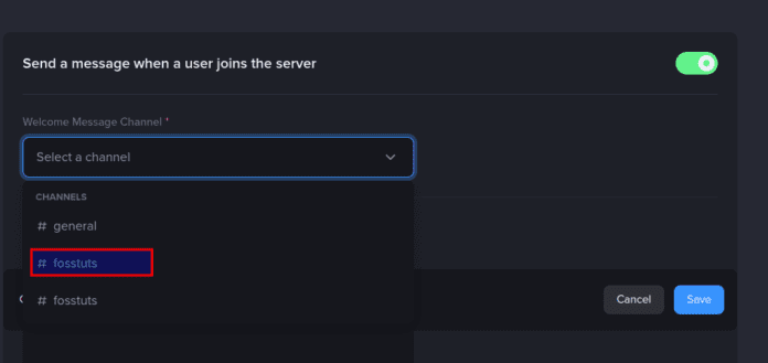 How to create a welcome channel in Discord | FOSS Linux