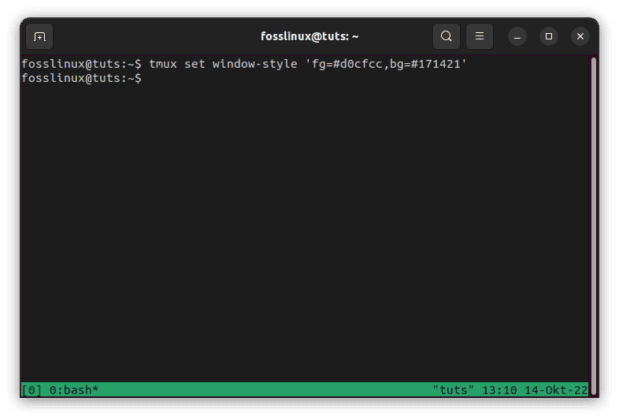 How to change themes on Tmux | FOSS Linux