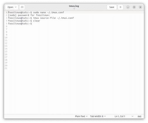 How to capture the Tmux pane history | FOSS Linux