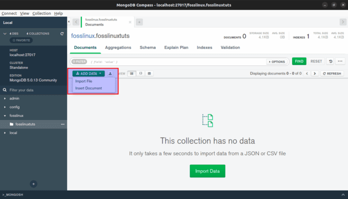 How To Install And Use Mongodb Compass Foss Linux