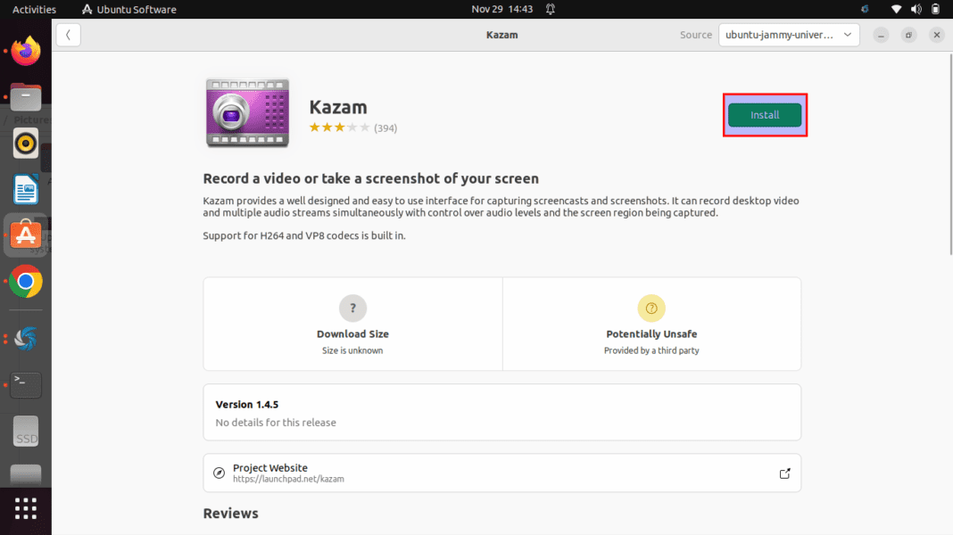 How to install and use Kazam on Ubuntu | FOSS Linux