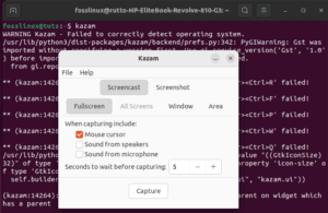 How to install and use Kazam on Ubuntu | FOSS Linux