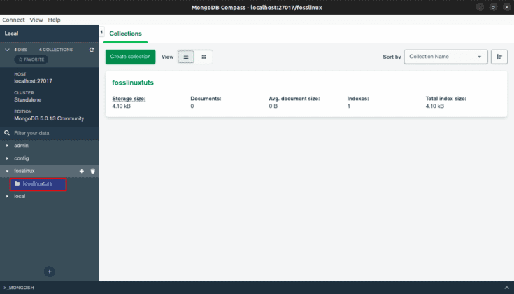 How to install and use MongoDB Compass | FOSS Linux