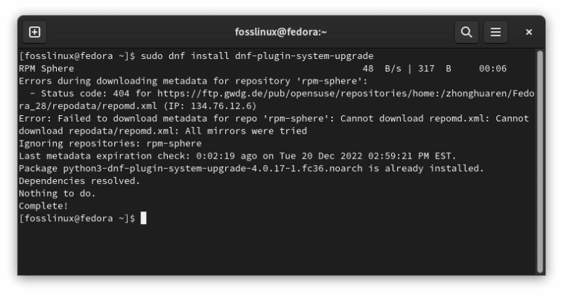 How to Update Fedora by GUI and Command-line Ways