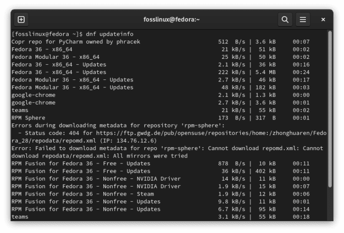 How to Update Fedora by GUI and Command-line Ways