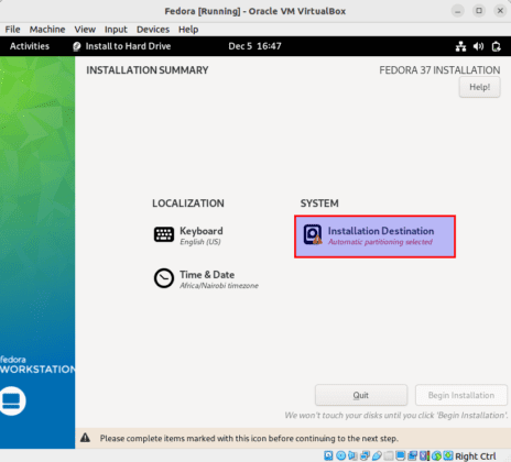 How to install Fedora on VirtualBox | FOSS Linux