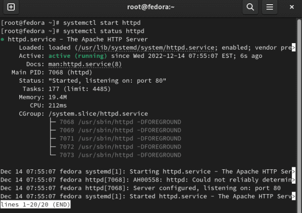 How to install LAMP stack on Fedora | FOSS Linux