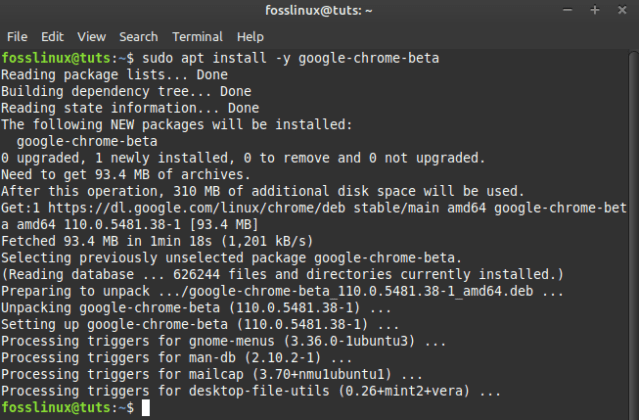 How to install Google Chrome on Linux Mint | FOSS Linux