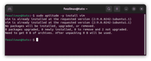 How to install and use vim on Ubuntu | FOSS Linux